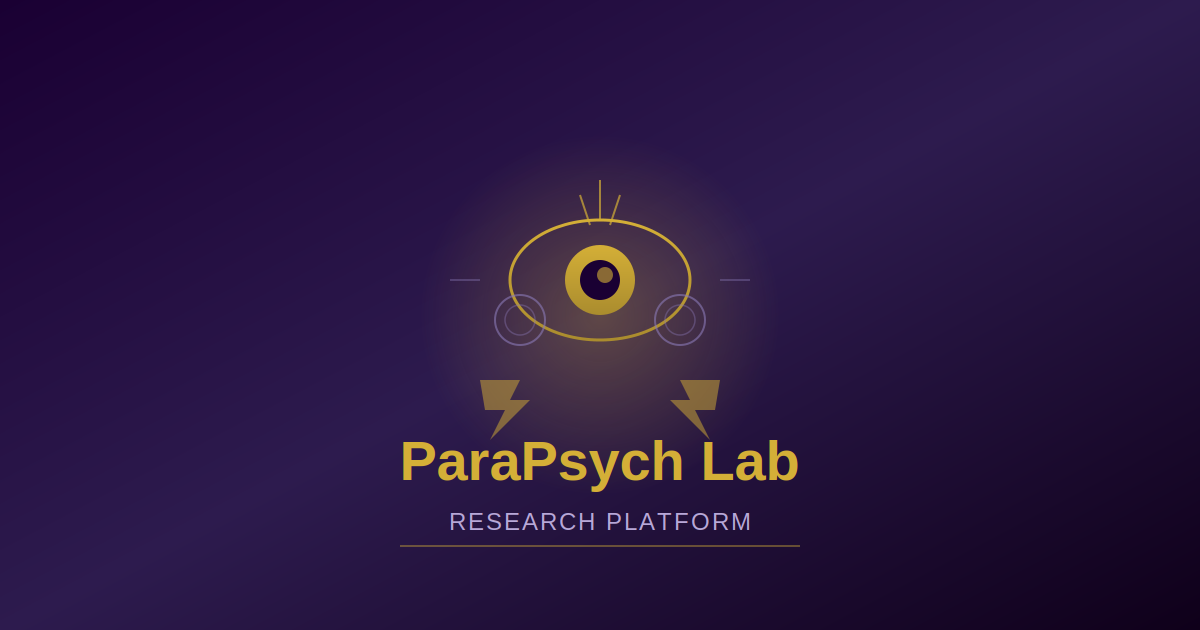 ParaPsych Lab - Anomalous Cognition Testing Platform